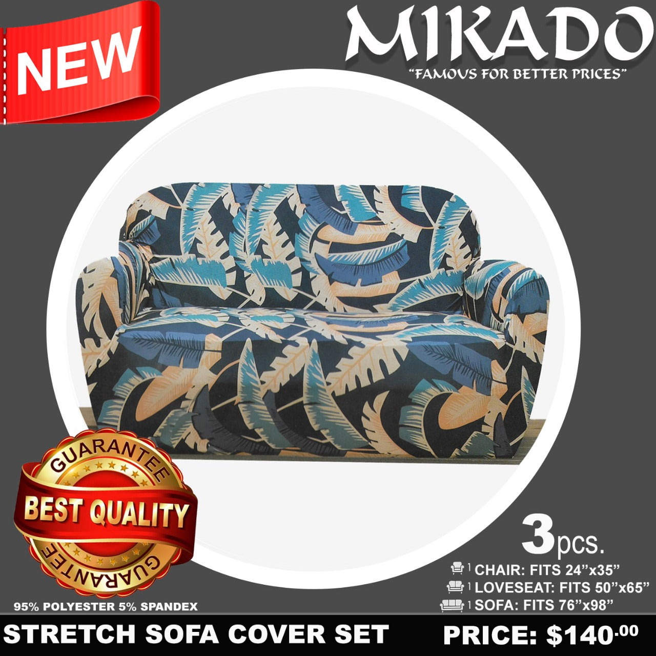 Bobby Stretch Sofa Cover – Mikado Store