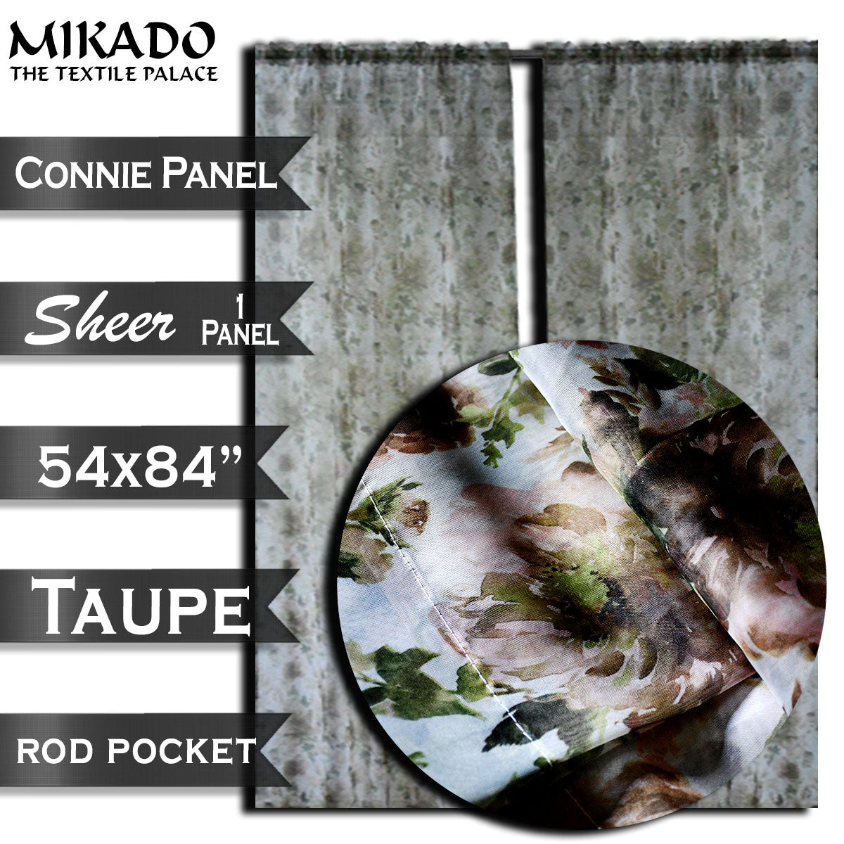 Connie Sheer Panel – Mikado Store