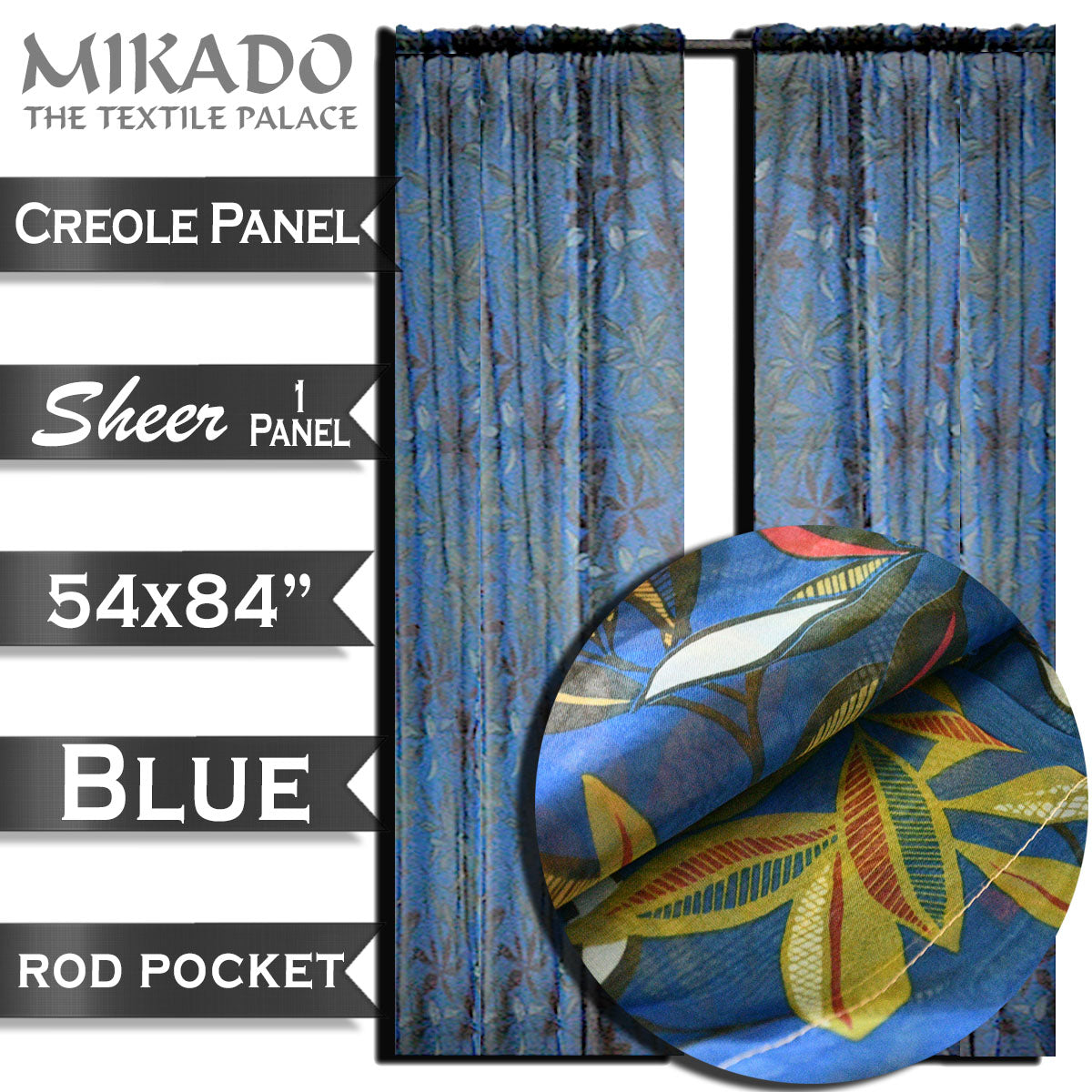 Creole Sheer Panel – Mikado Store